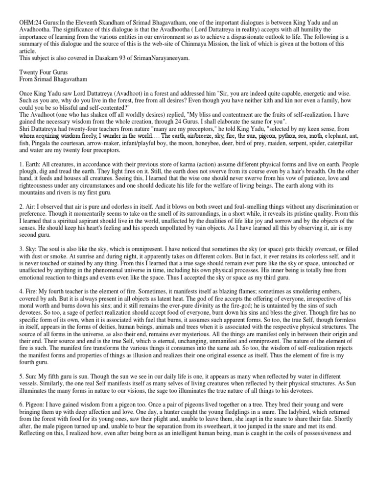 24 Gurus | PDF | Guru | Self Realization