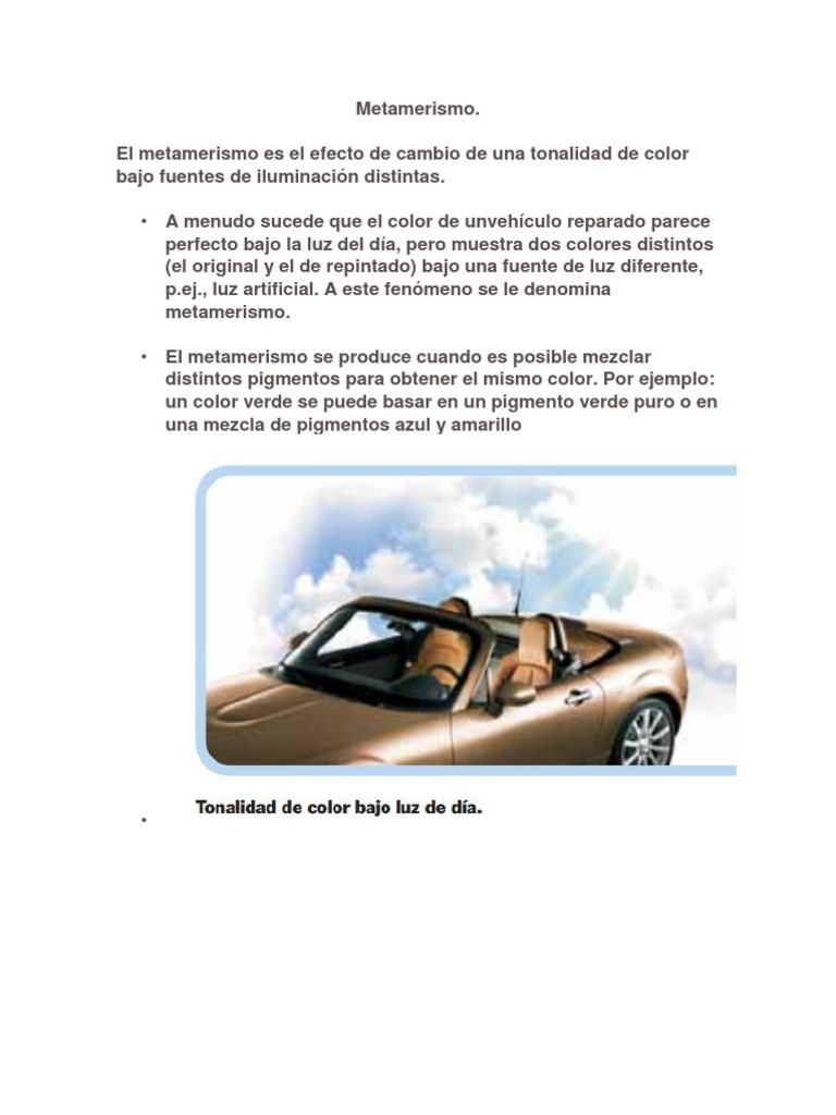 Metamerismo | PDF | Color | Azul
