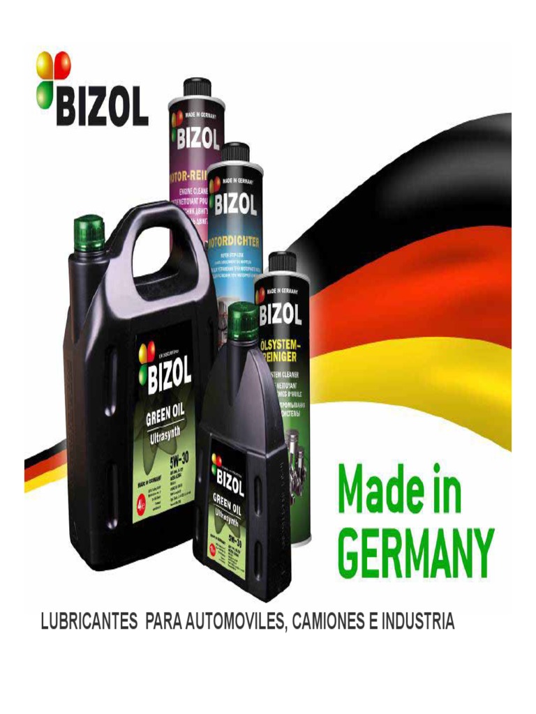 Presentacion Bizol Formato Reducido | PDF | Lubricante | Motor diesel