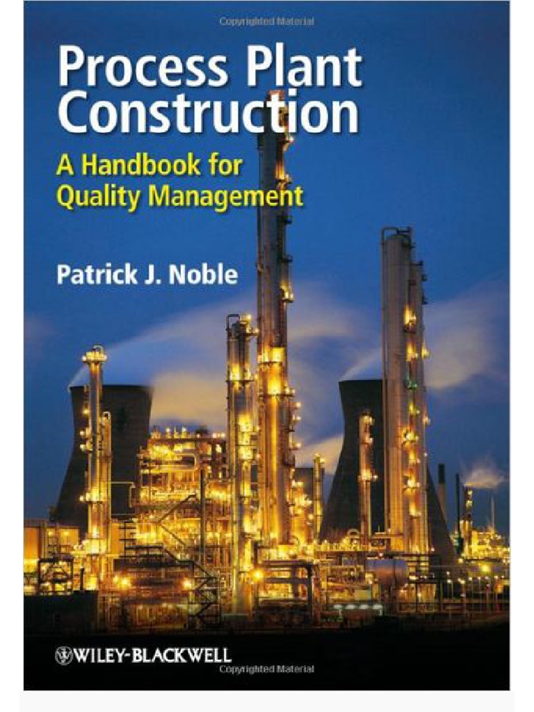 Process Plant Construction A Handbook For Quality Management | PDF