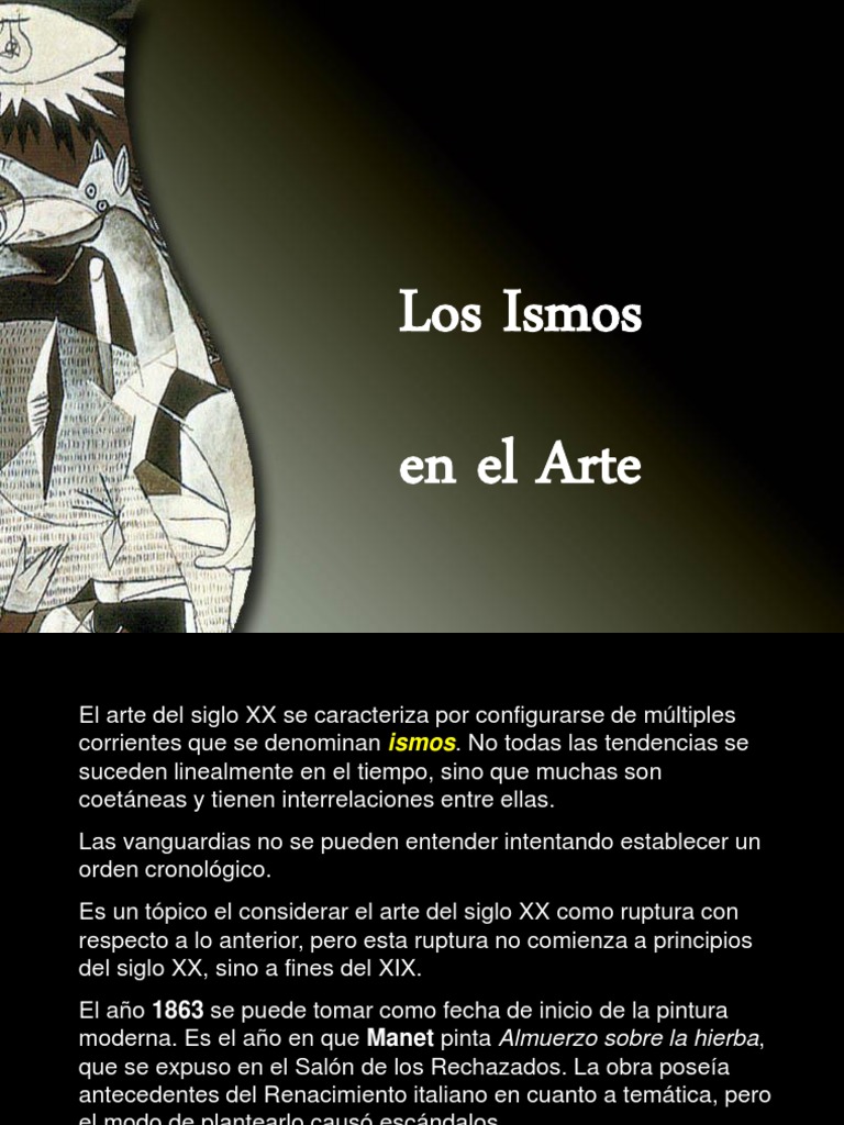 Ismos Artísticos | PDF | Surrealismo | Cubismo
