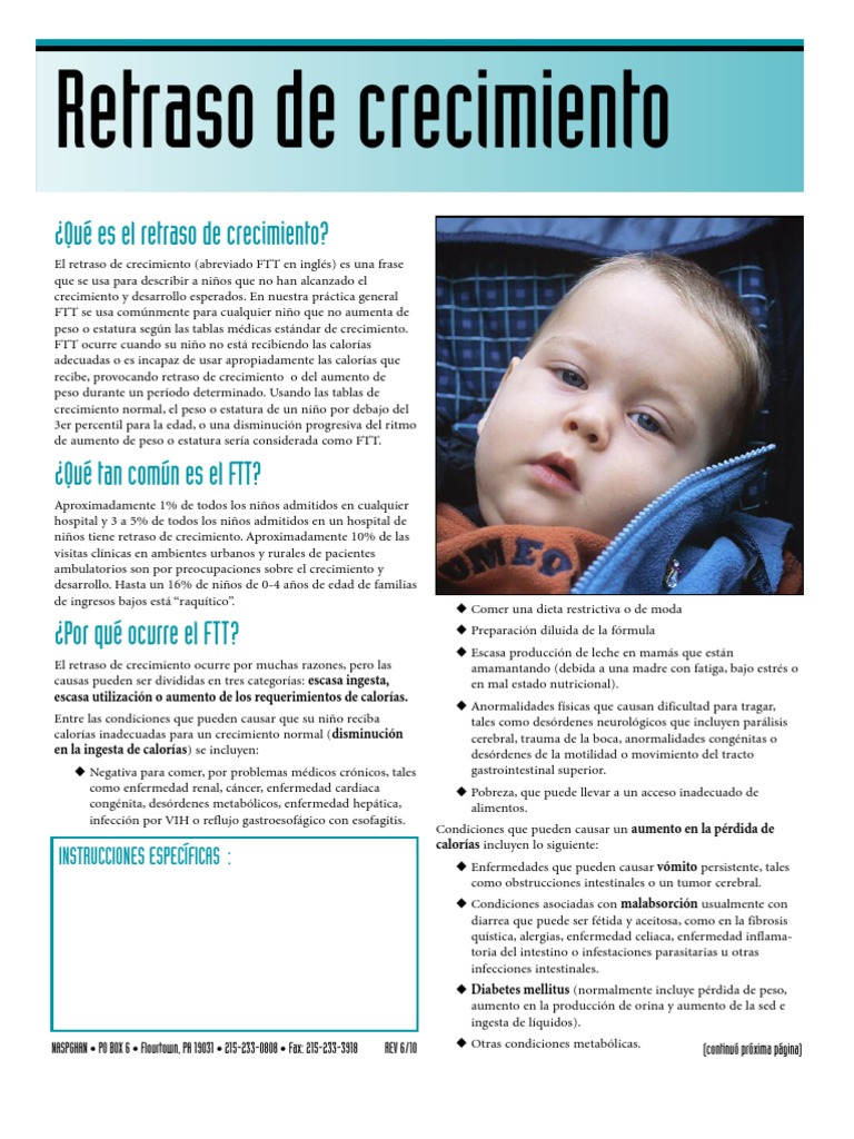 Failure To Thrive - Spanish | PDF | Amamantamiento | Dieta