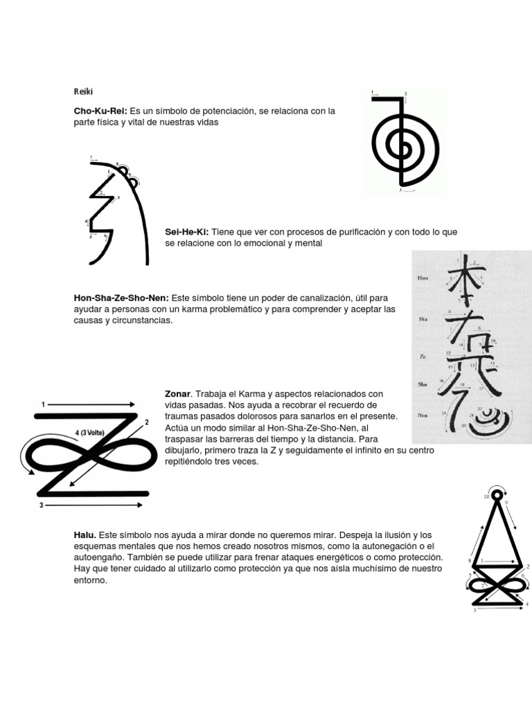 Tabla Simbolos Reiki PDF PDF Reiki Las Emociones, 59% OFF