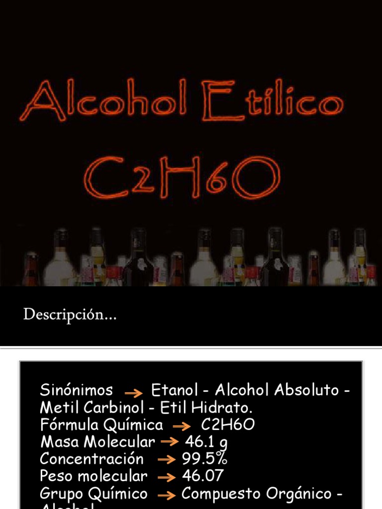 C2H6O | PDF | Etanol | Alcohol