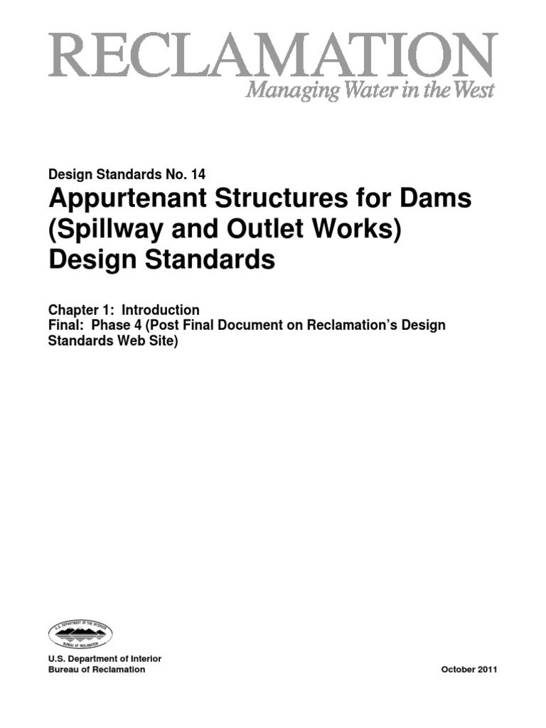 Appurtenant Structures For Dams | PDF | Spillway | Dam
