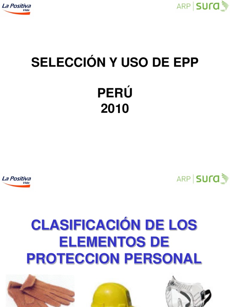 Seleccion y Uso de EPP | PDF
