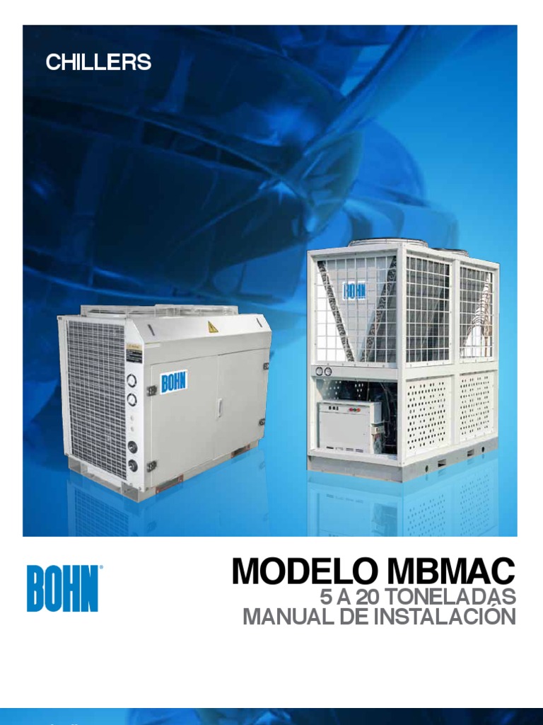 Manual de Instalacion Minichillers y Chillers Modulares PDF | PDF | Agua | Materiales