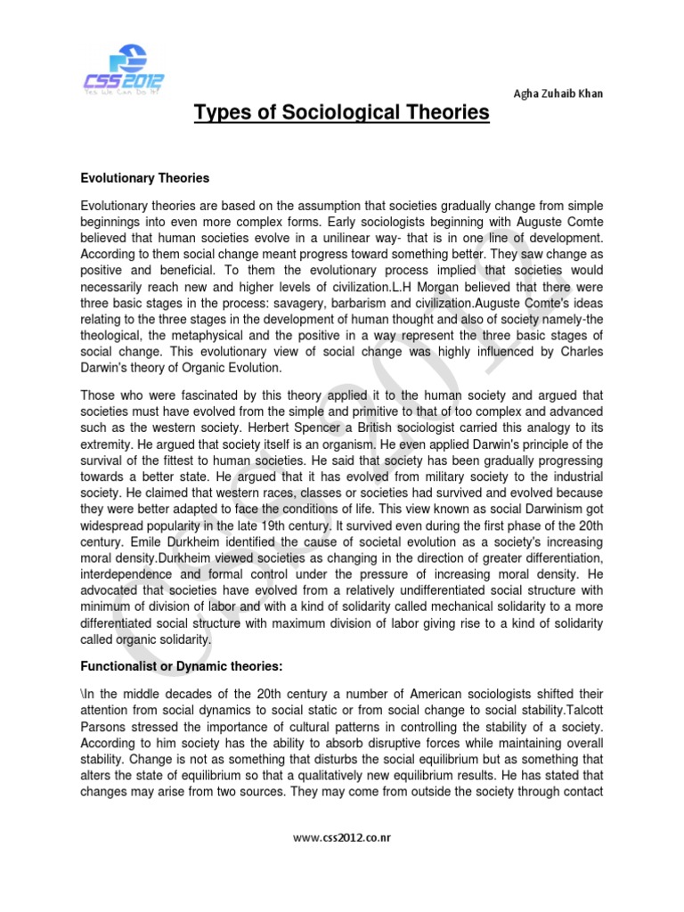 Types Of Sociological Theories _ Sociological Theory Examples – QTIRHX
