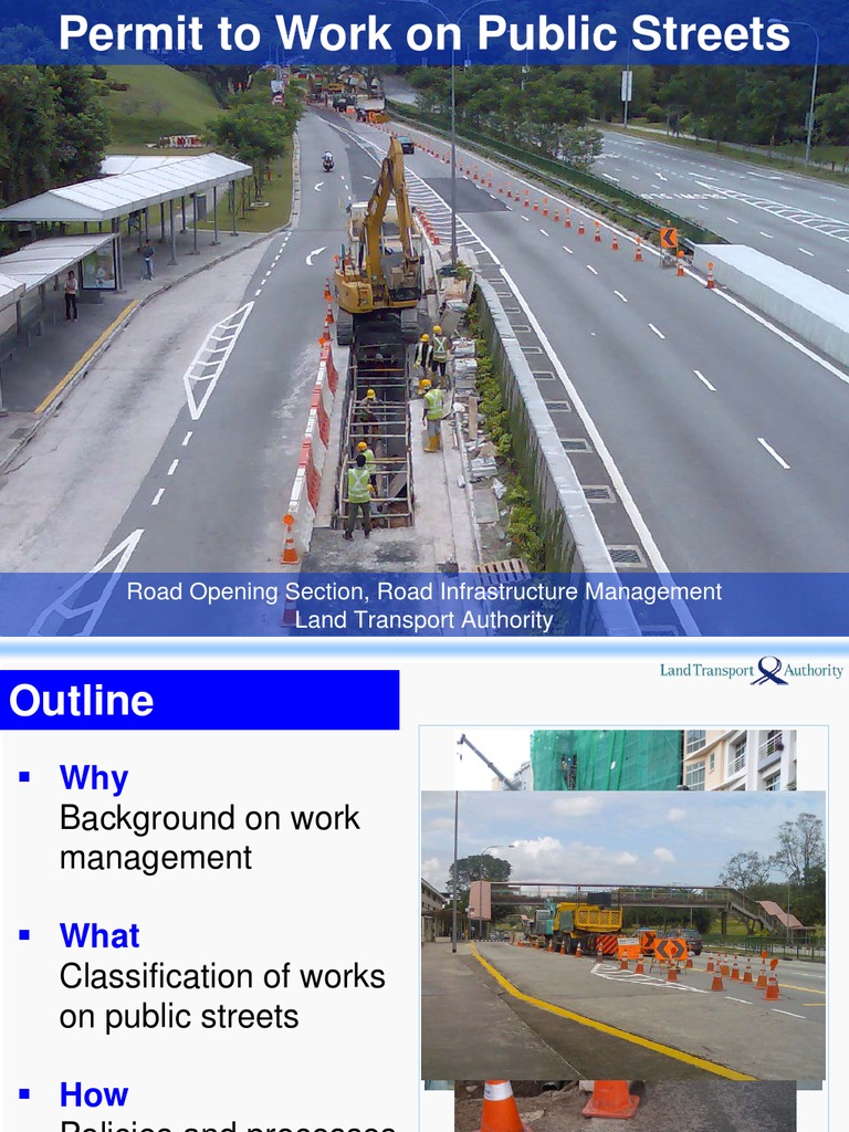 Permit To Work On Public Streets PDF | PDF