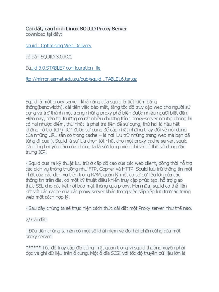 Tai Lieu Squid | PDF