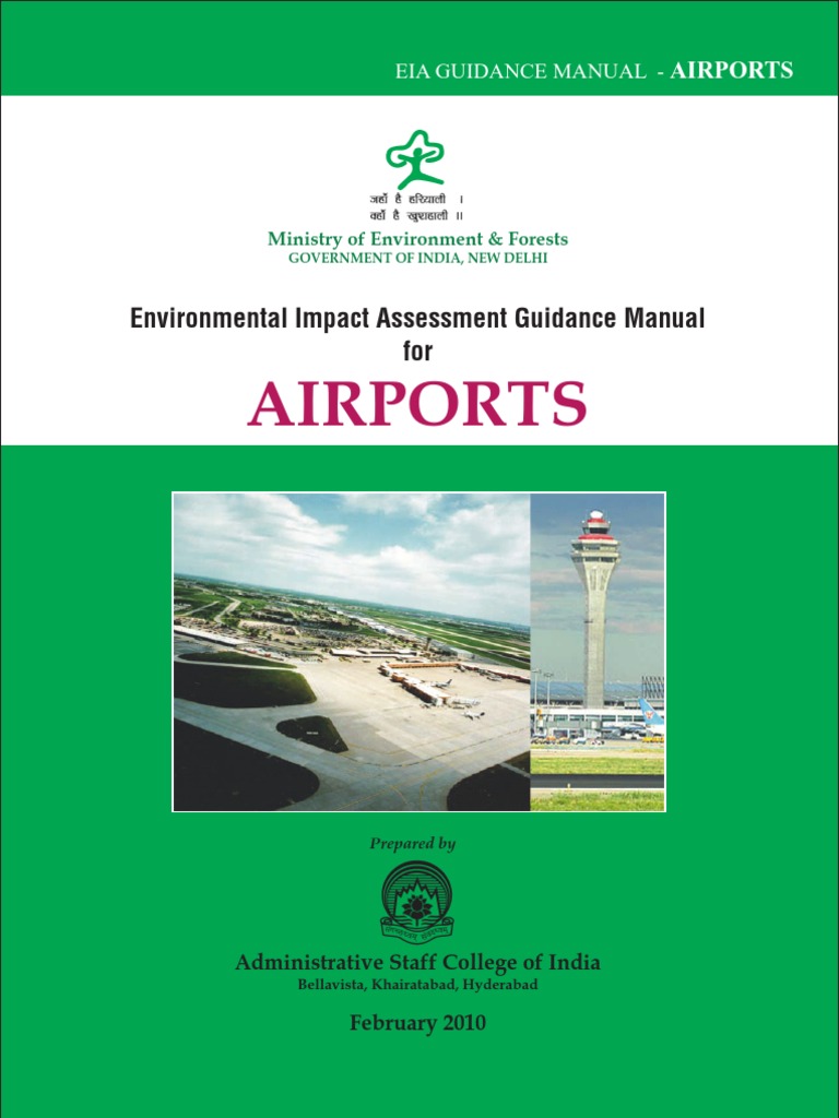 EIA Manual For Airports Draft Report | PDF | Environmental Impact Assessment | Air Pollution