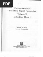 Fundamentals of Statistical Signal Processing, Volume I Estimation Theory by Steven M.kay | PDF ...