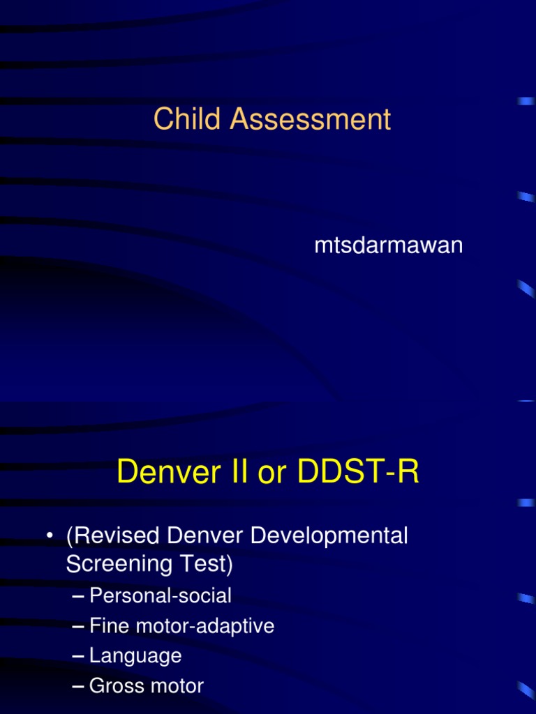 Denver II Child Assessment | PDF