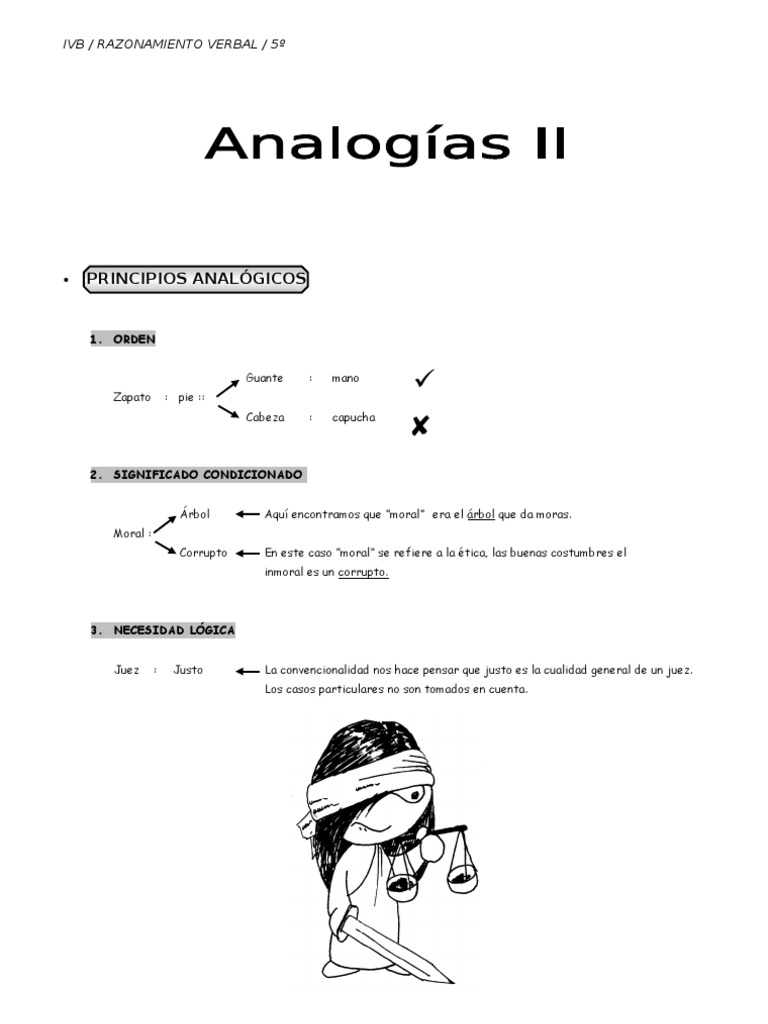 IV Bim - R.V. - 5to. Año - Guía 2 - Analogías II | PDF | Naturaleza