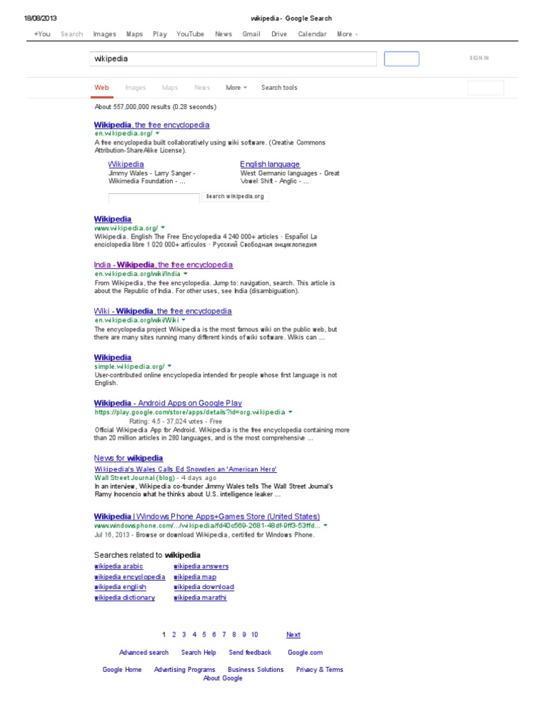 Wikipedia, The Free Encyclopedia | PDF | Wikipedia | Encyclopedias