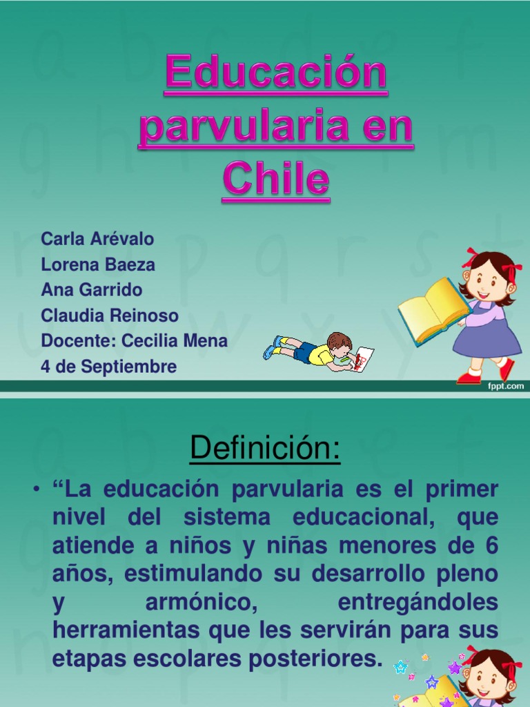 Educación Parvularia En Chile Pdf Educación De La Primera Infancia