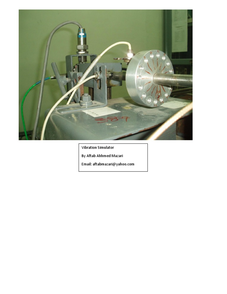 Vibration Simulator Overview | PDF
