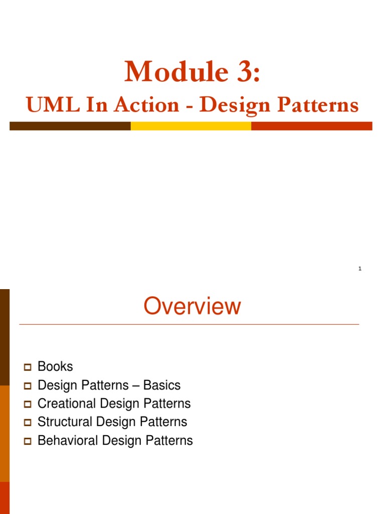 UML in Action - Design Patterns | PDF | Software Design Pattern | Class ...