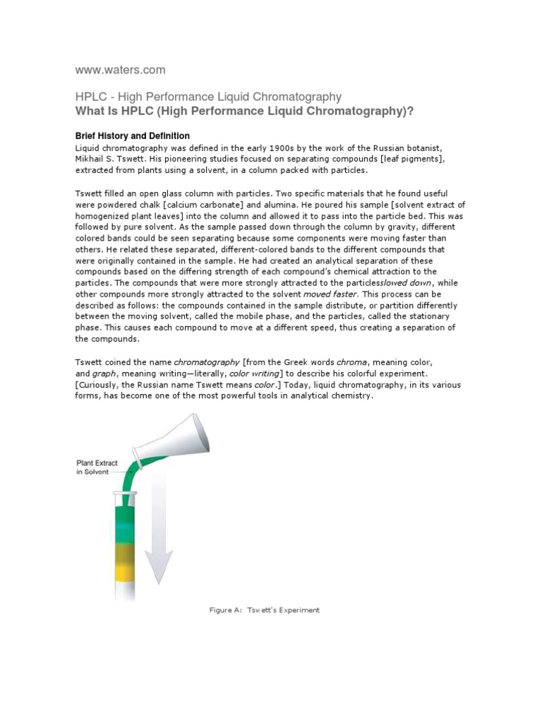 Tutorial HPLC | PDF | High Performance Liquid Chromatography ...