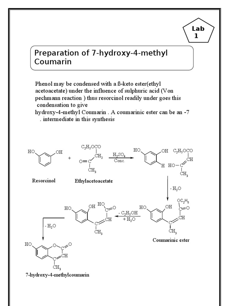 Synthesis and Characterization of Various Coumarin Derivatives through ...