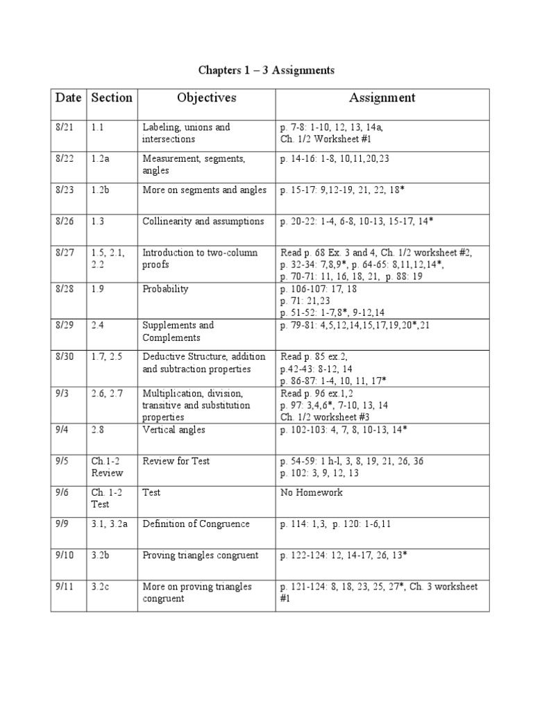 Geometry Assignments 2013-14 | PDF | Area | Circle