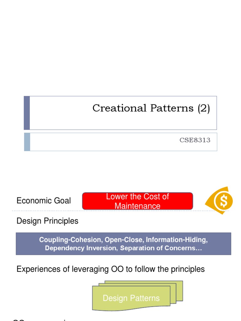 06 Creationalpatterns2 Pdf Class Computer Programming Method Computer Programming