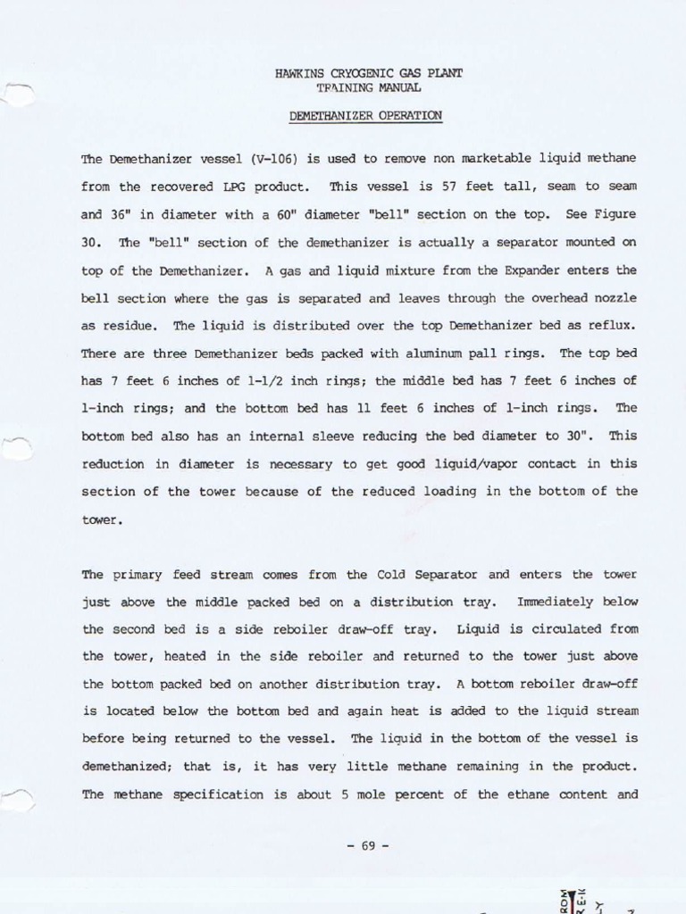 5 - Demethanizer Operation | PDF