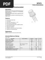 IR Sensor Datasheet | PDF | Electrical Engineering | Applied And ...
