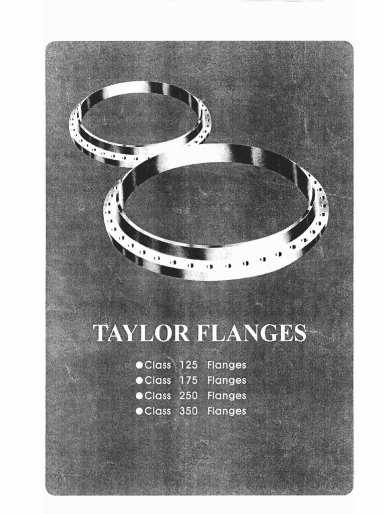 Dimensional Specifications and Technical Drawings for Taylor Flanges ...