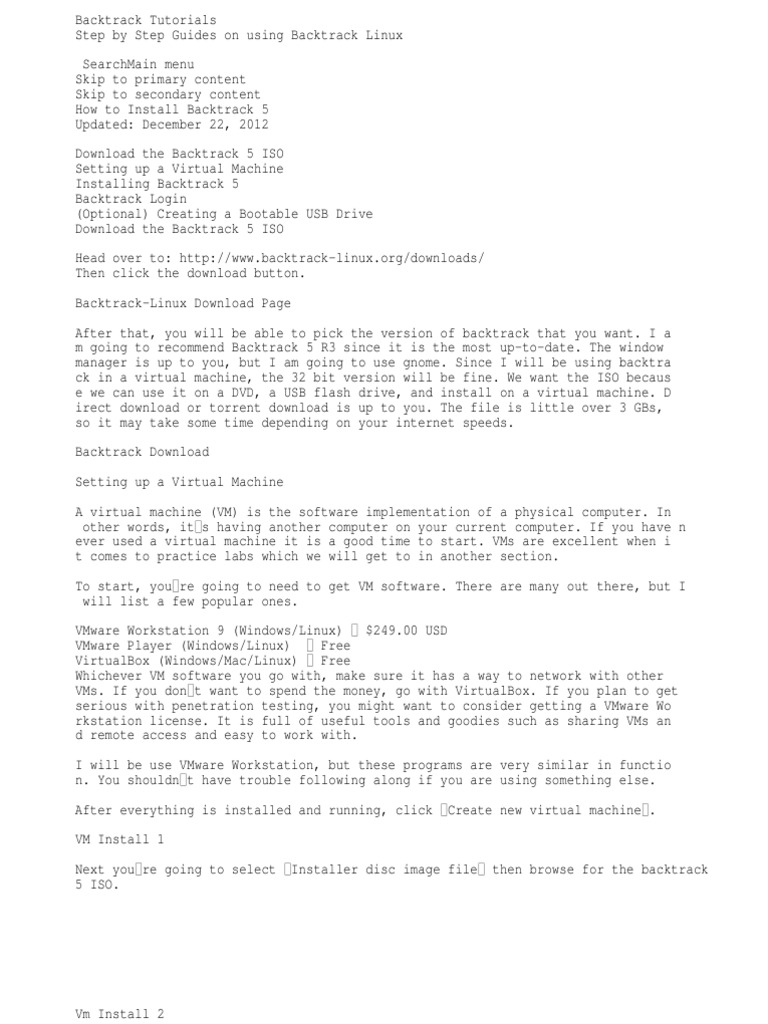 Btr5 Installing Procedures | PDF | Virtual Machine | Booting