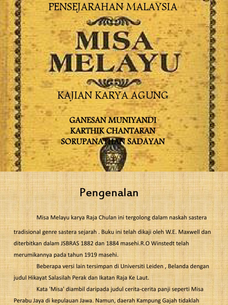 Misa Melayu | PDF