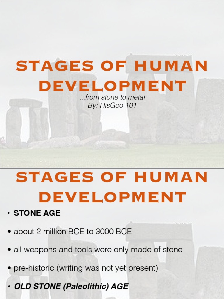 Human Development: Stone to Metal Ages | PDF