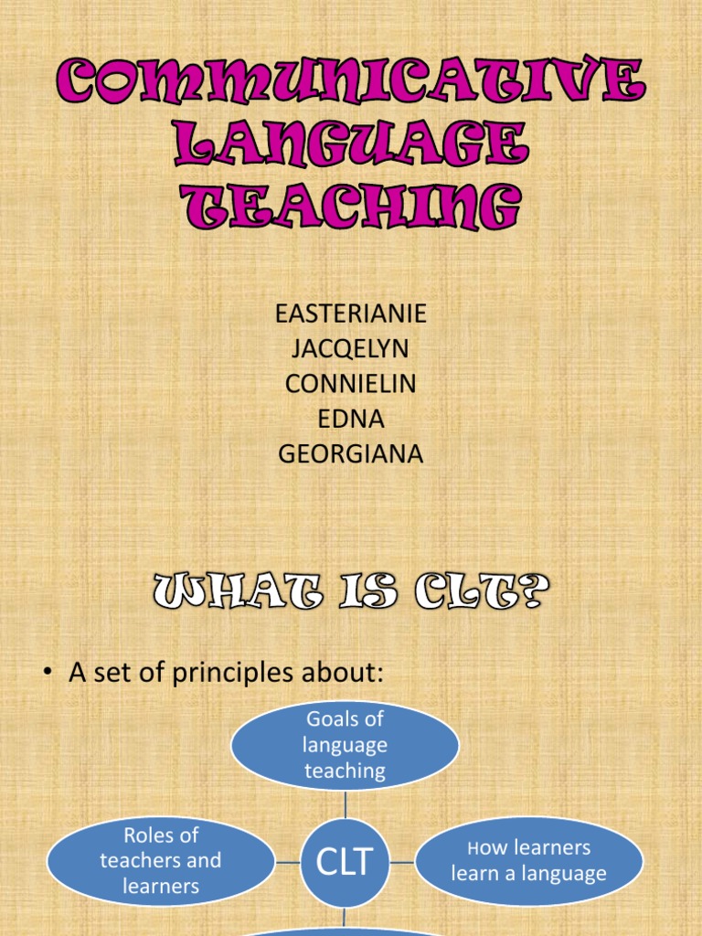 Principles of Communicative Language Teaching | PDF | Language ...