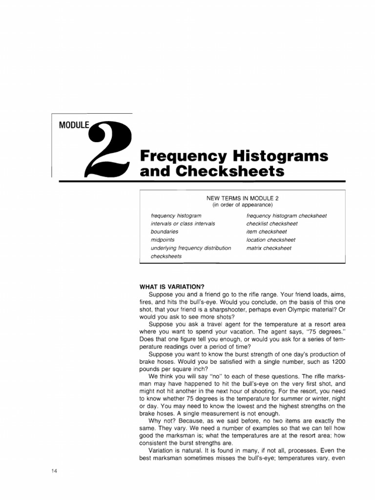 Statistical Process Control. | PDF | Interval (Music) | Histogram