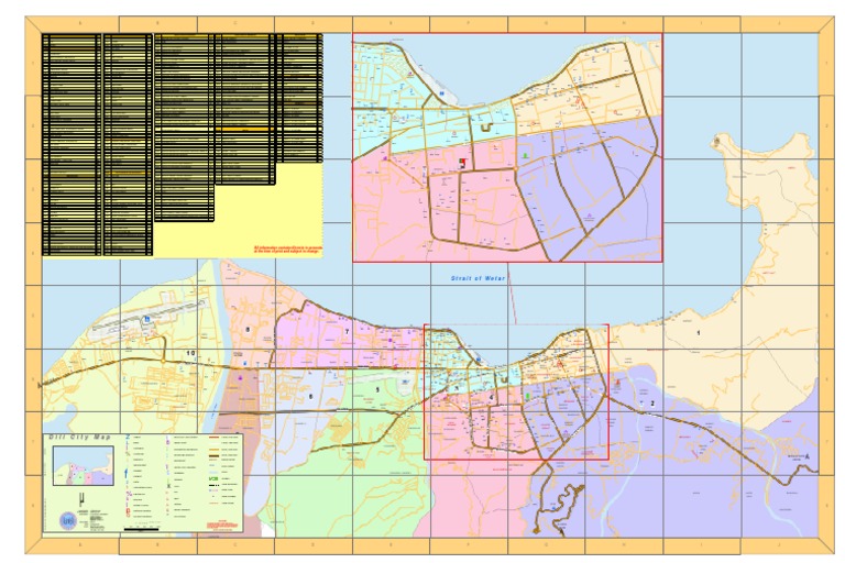 Dili Street Map | PDF | Business