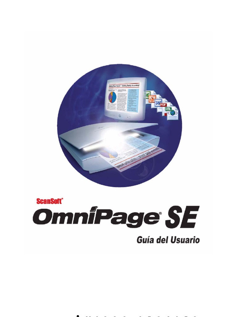Scansoft Omnipage SE Guía de Usuario | PDF | Escáner de imagen | Reconocimiento óptico de caracteres