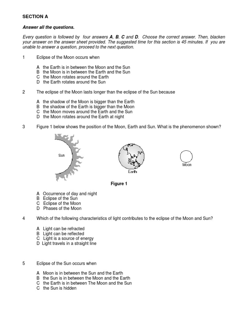 Science UPSR Modul 9 | PDF | Solar Eclipse | Eclipse