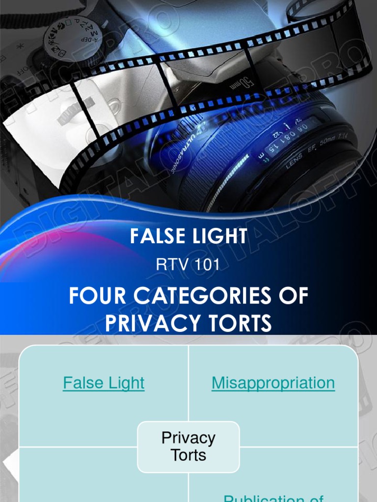 False Light | PDF | Defamation | Tort
