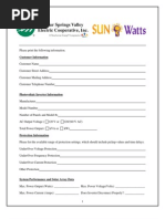 CEB Solar PV Application Form for Households | PDF | Photovoltaics ...