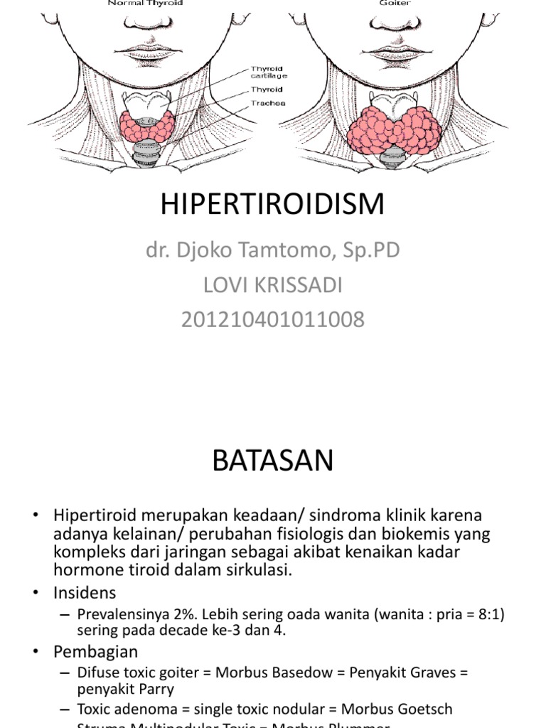 HIPERTIROIDISM | PDF | Pengembangan Diri | Kesehatan Holistik