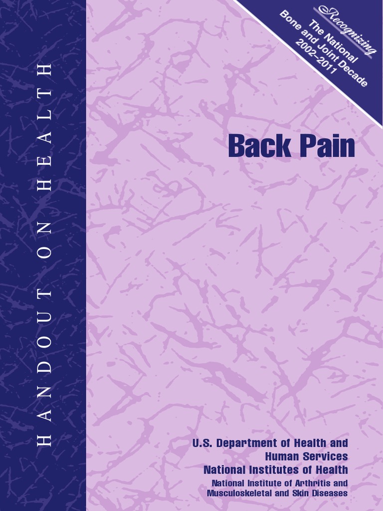 Back Pain | PDF | Back Pain | Vertebral Column