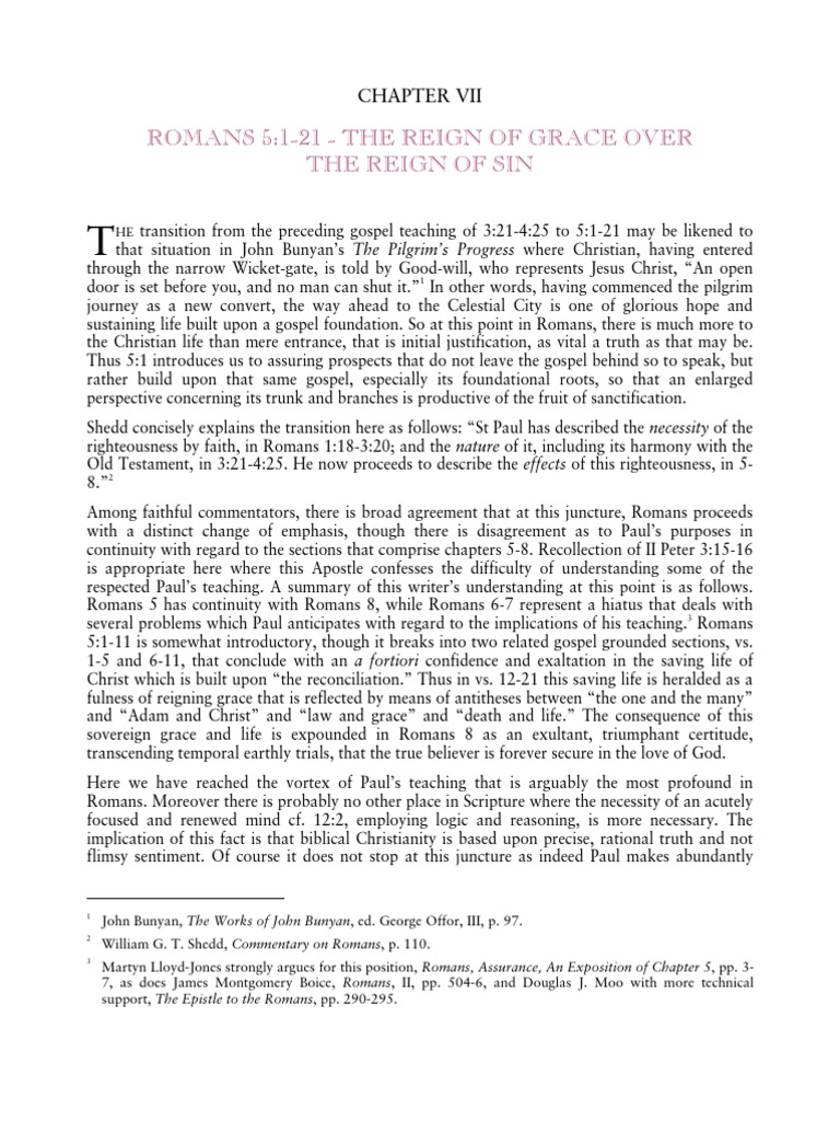 The Reign of Grace | PDF | Justification (Theology) | Epistle To The Romans