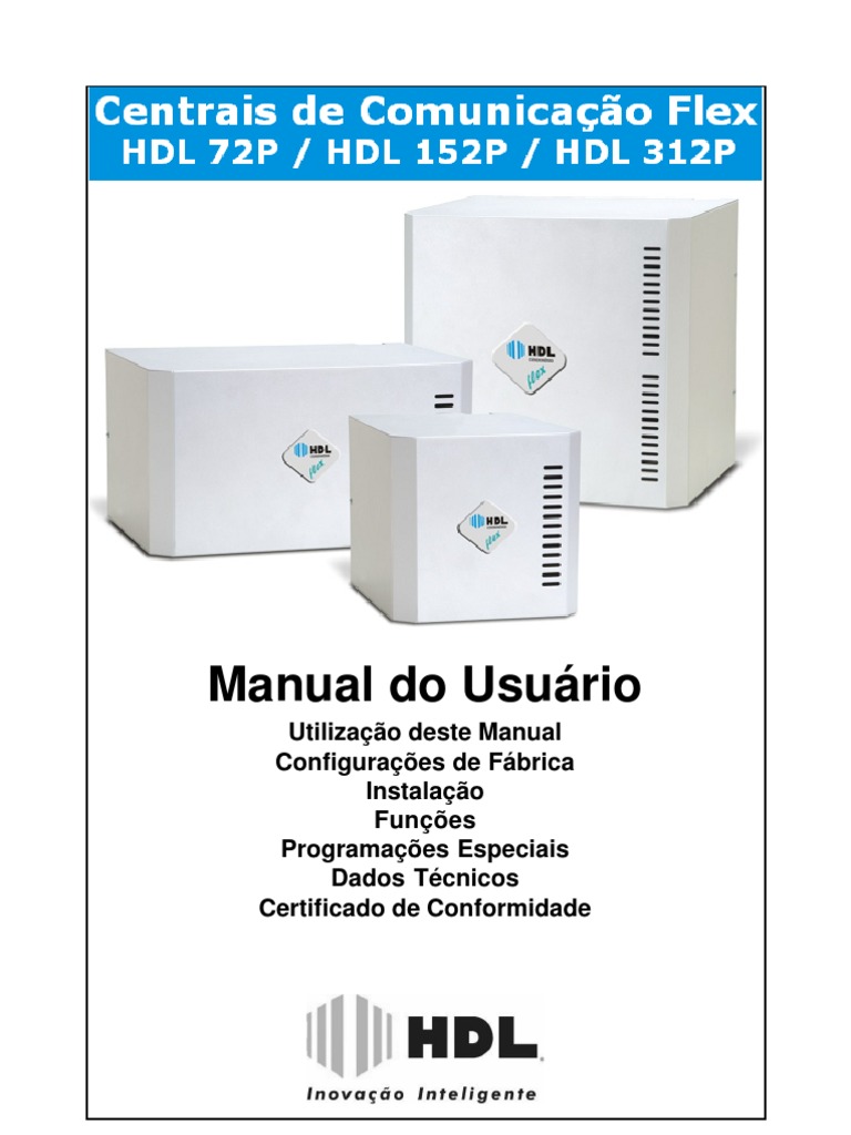 Manual Da HDL Sts | PDF | Central telefônica | Telefone