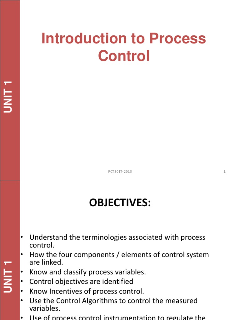 Process Variables in Control Systems | PDF
