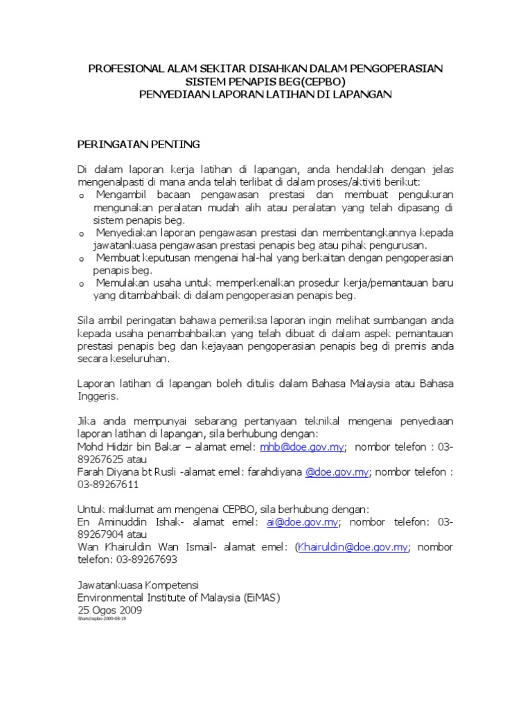 Cebfo Field Training Report 0 | PDF | Typefaces | Ellipsis