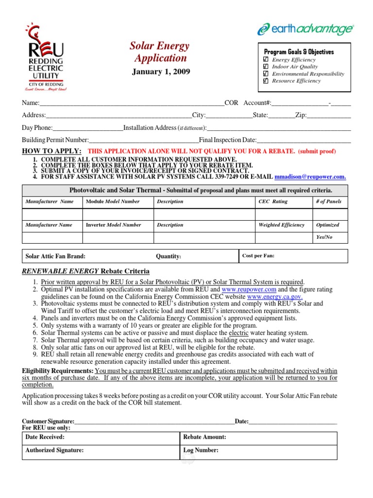 Anaheim Solar Rebate Program Guide | PDF | Solar Power | Photovoltaics