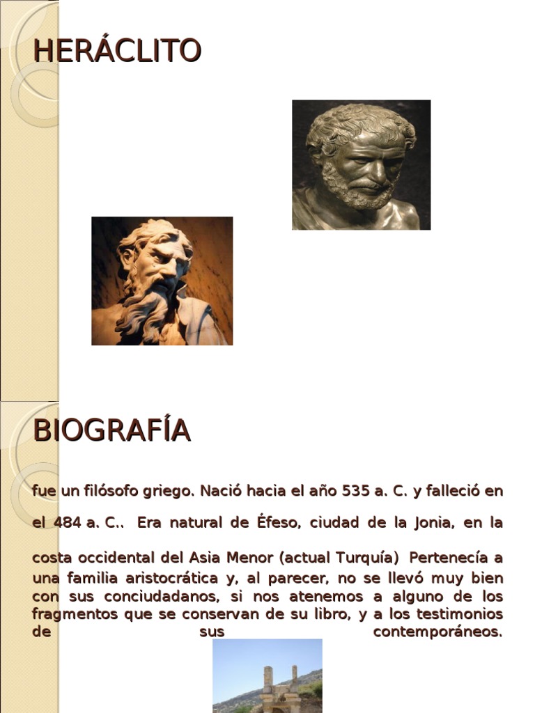 Heráclito Pdf Metafísica Science