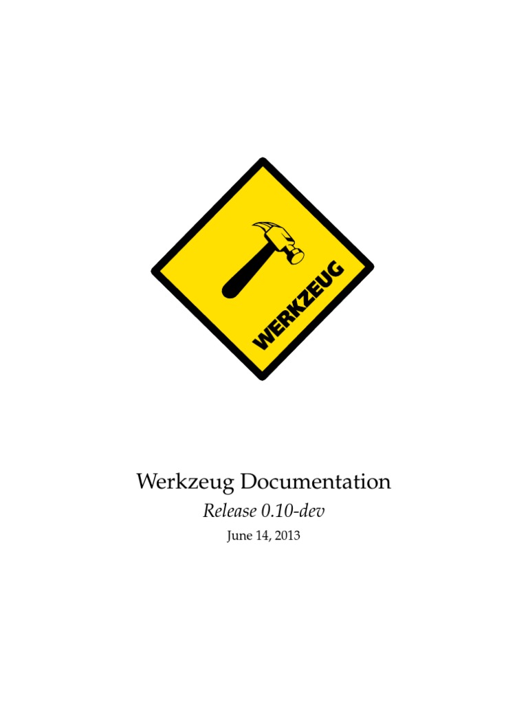 Werkzeug Docs | PDF | Command Line Interface | Hypertext Transfer Protocol