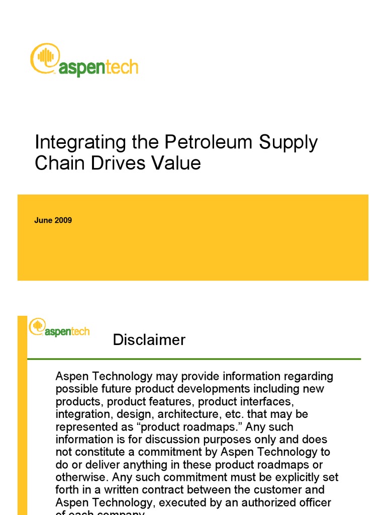 Integrating Petroleum Supply Chain | PDF | Supply Chain Management | Petroleum