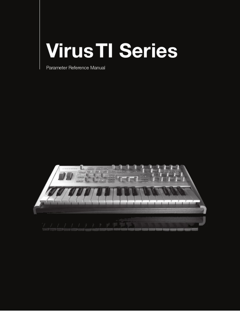 Access Virus TI Reference Manual | PDF | Synthesizer | Pitch (Music)